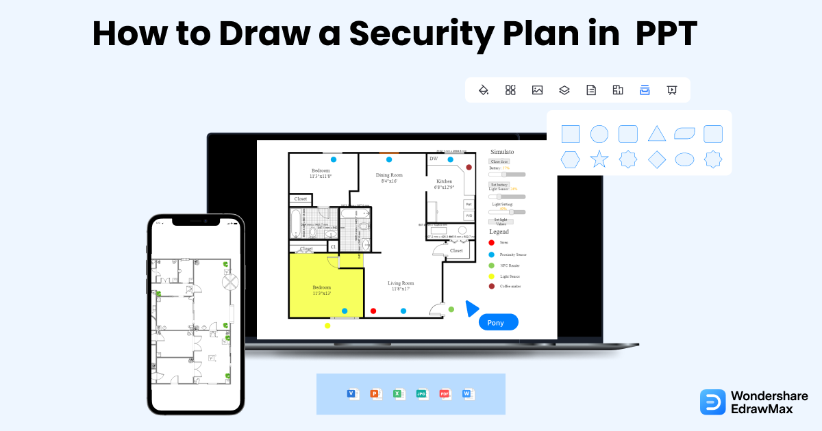 How to Draw a Security Plan in PowerPoint | EdrawMax
