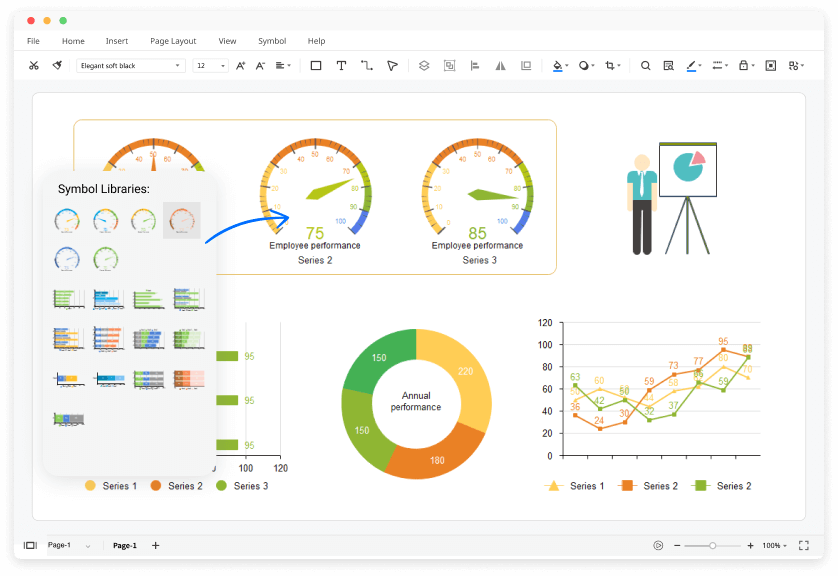 Free Chart And Graph Maker With Free Templates Edrawmax The Best 