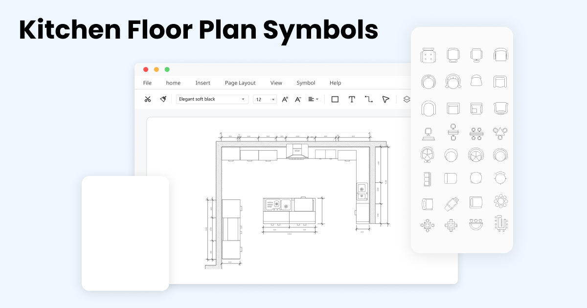 Kitchen Floor Plan Symbols Meanings EdrawMax