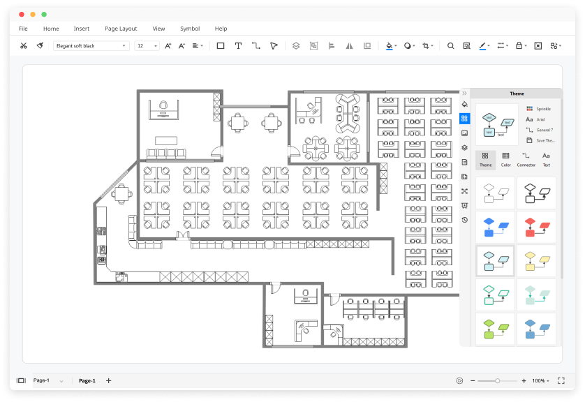 Free Office Floor Plan Drawing Software Bright Gack1980