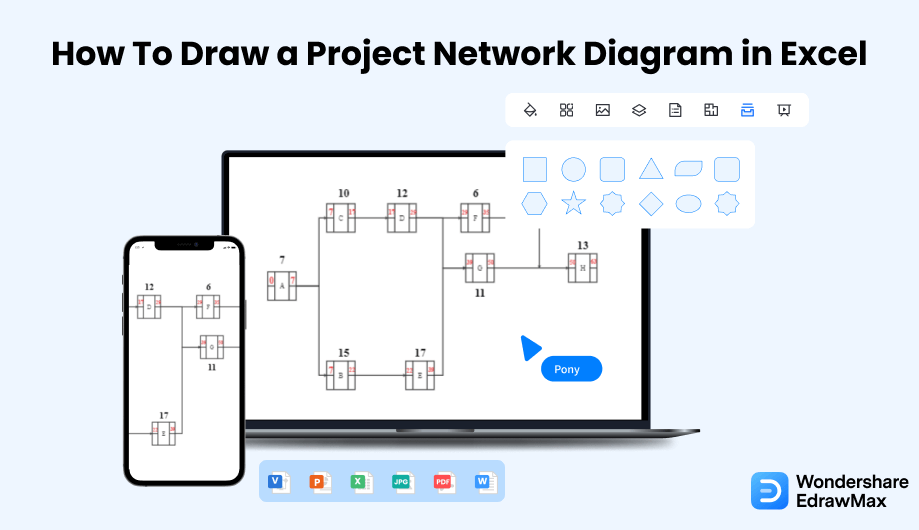 How To Draw A Project Network Diagram In Excel EdrawMax
