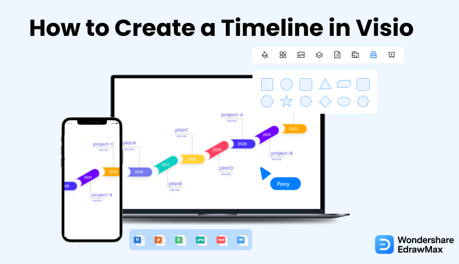 How To Create A Timeline In Visio EdrawMax 2023 